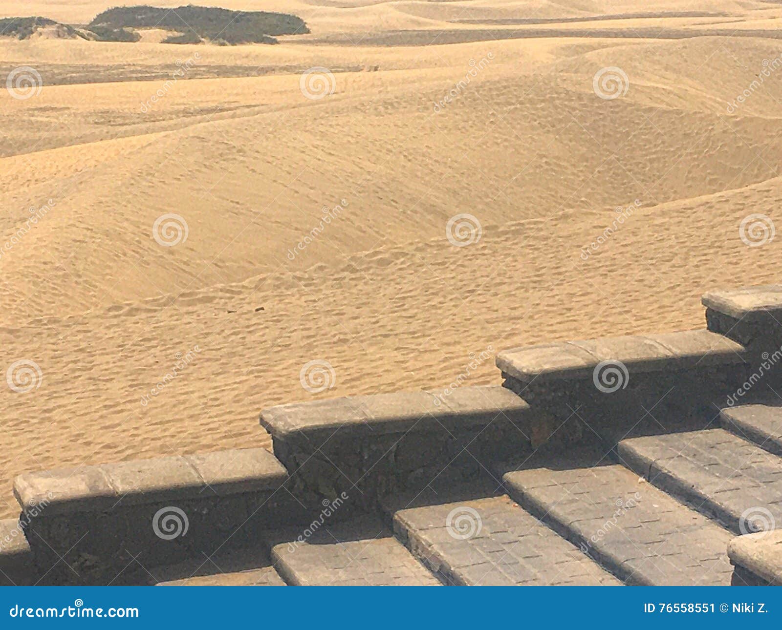 Stairway to the desert stock image. Image of sand, nature - 76558551