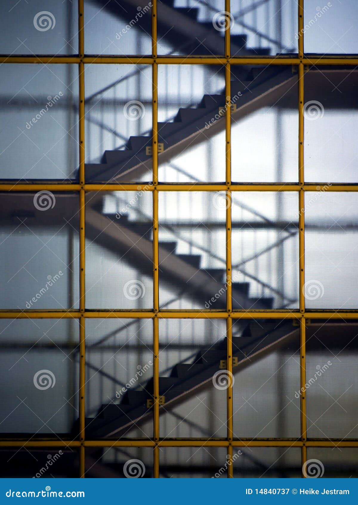 Stairwell stock image. Image of escape, glass, berlin - 14840737