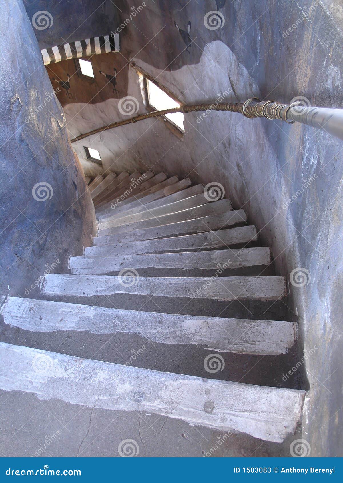 Stairwell stock image. Image of stairway, concrete, circle - 1503083