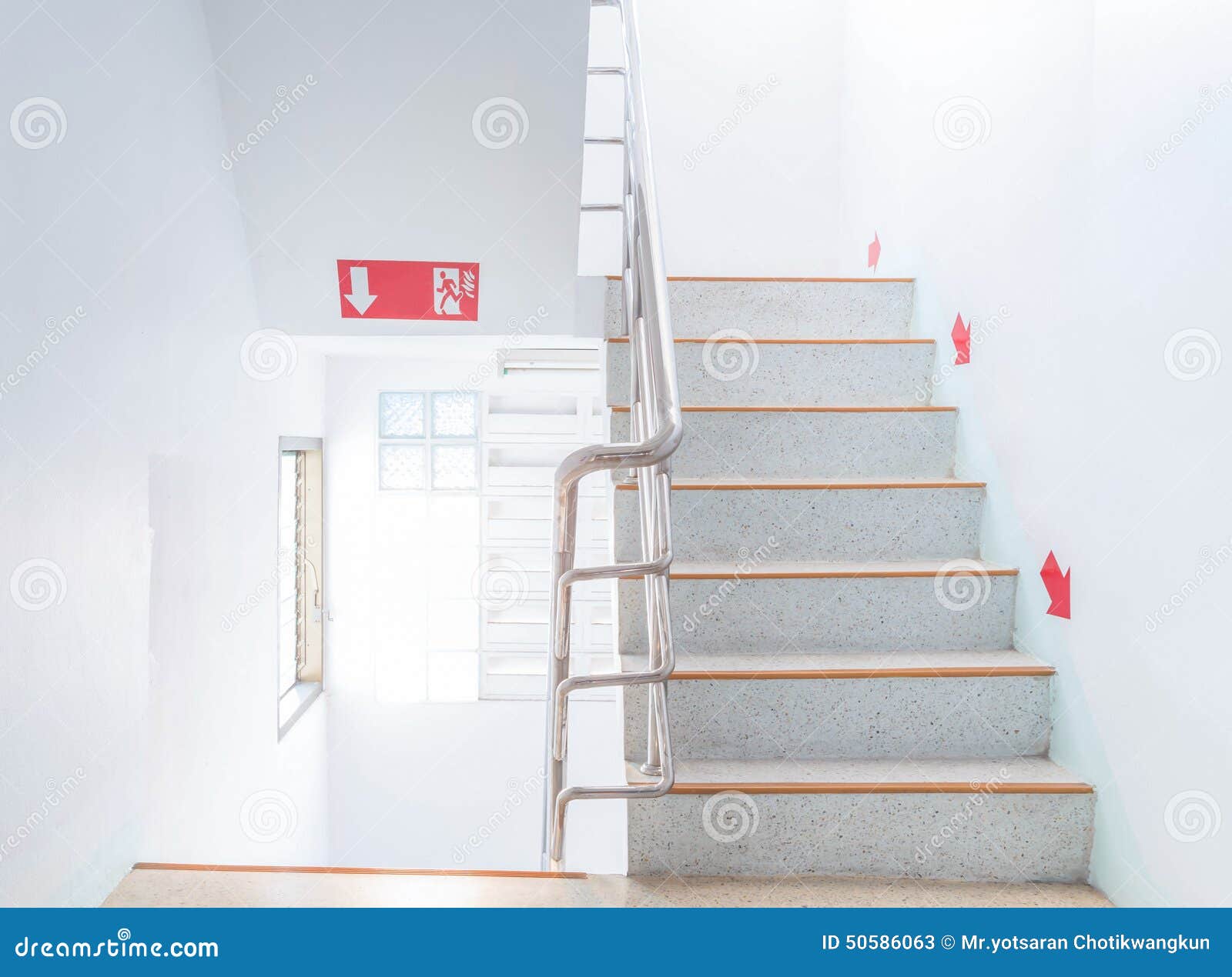 Stairwell fire escape stock image. Image of home, design - 50586063