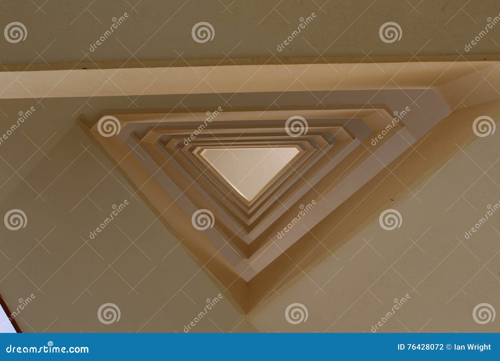 Stairwell stock photo. Image of interior, triangle, architecture - 76428072