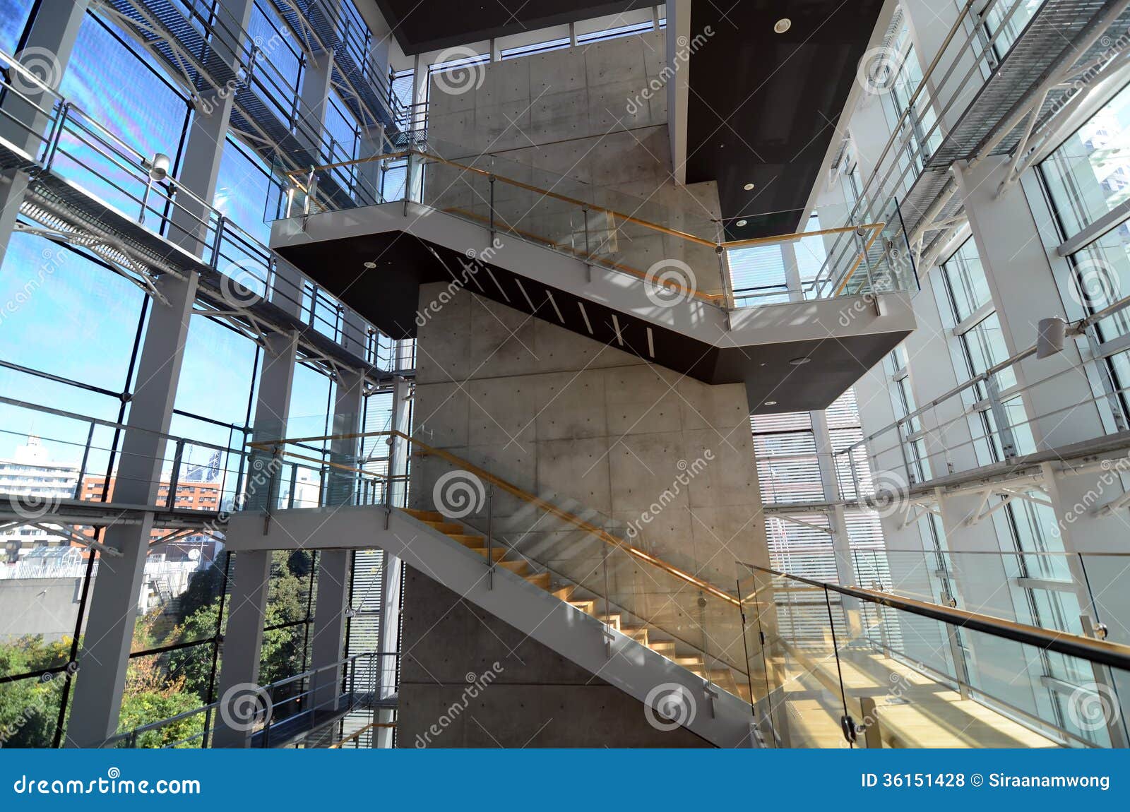 Stairwell Commercial Building Designs