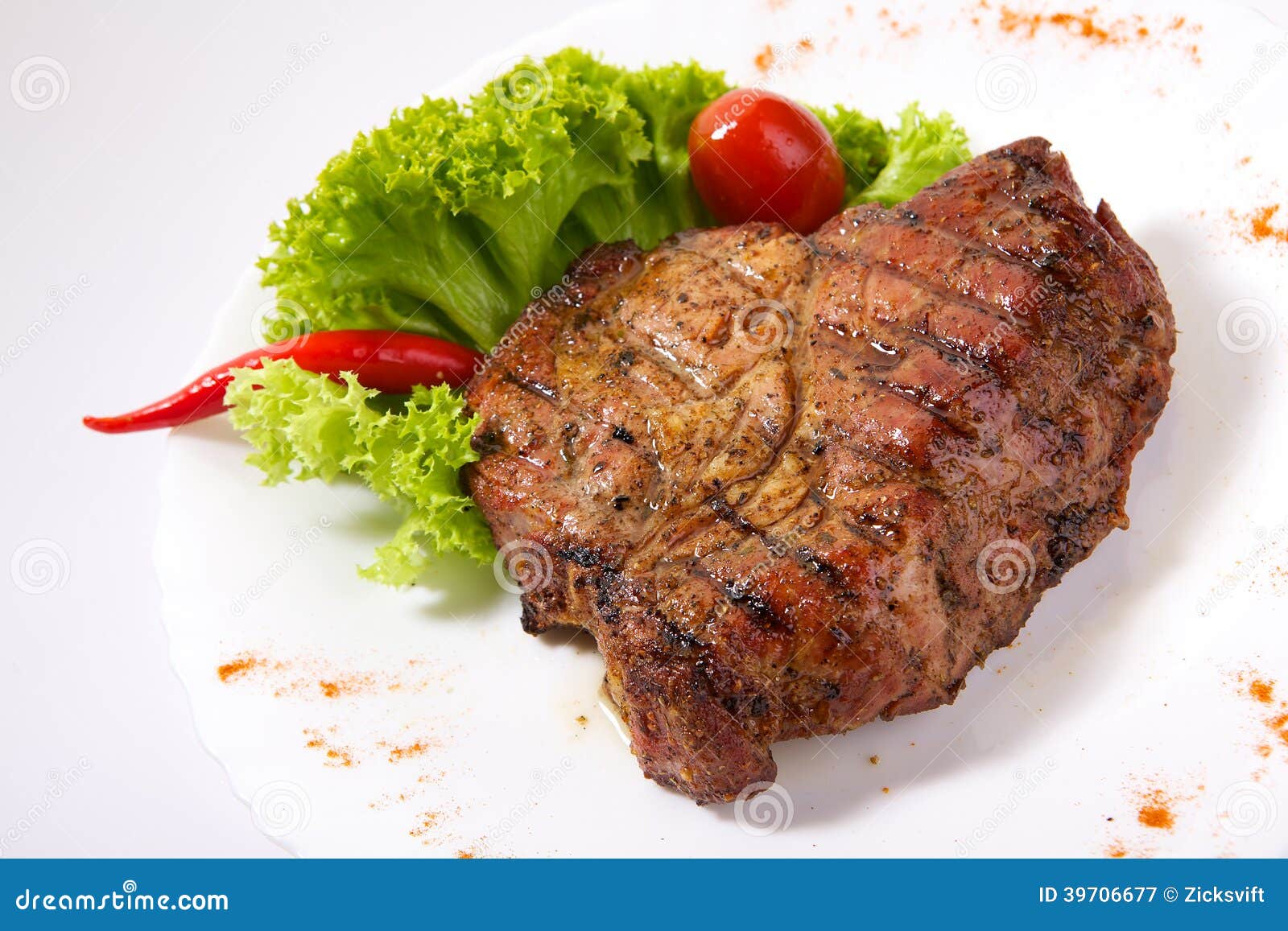 Stake stock image. Image of closeup, decorative, eating - 39706677