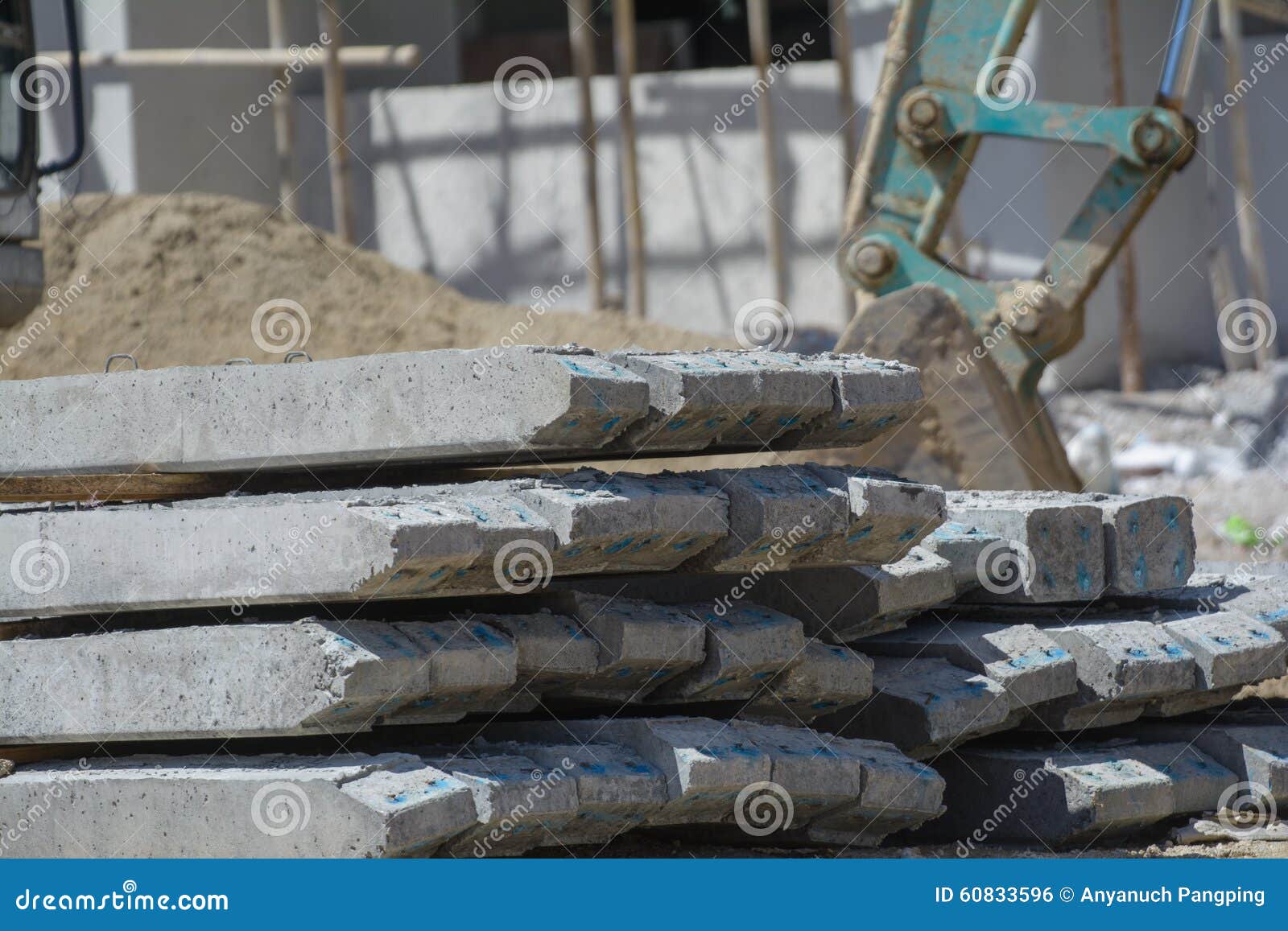 Stake construction stock photo. Image of columns, beams - 60833596