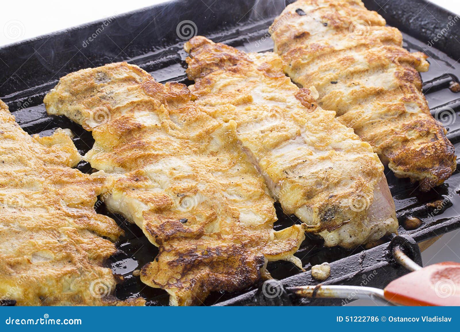 Stake on grill stock photo. Image of grilling, fire, closeup - 51222786