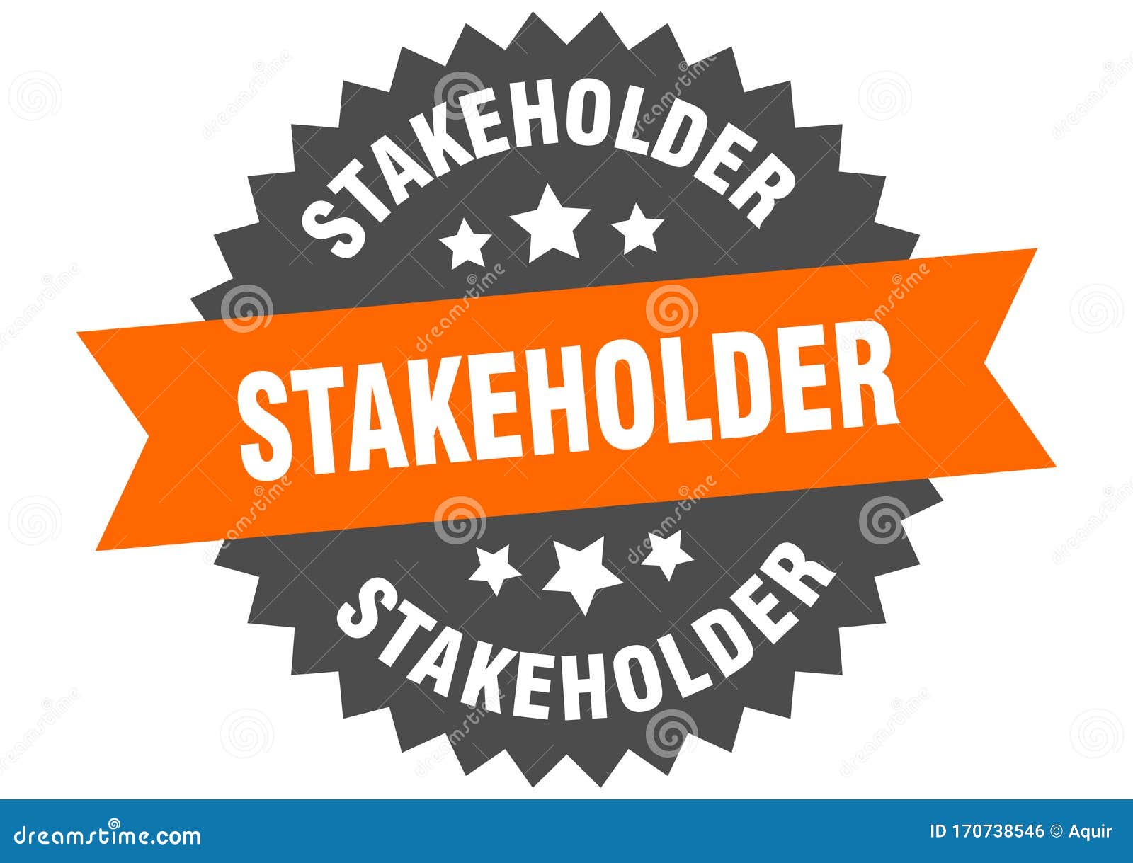 Stakeholder Sign. Stakeholder Circular Band Label. Stakeholder Sticker ...