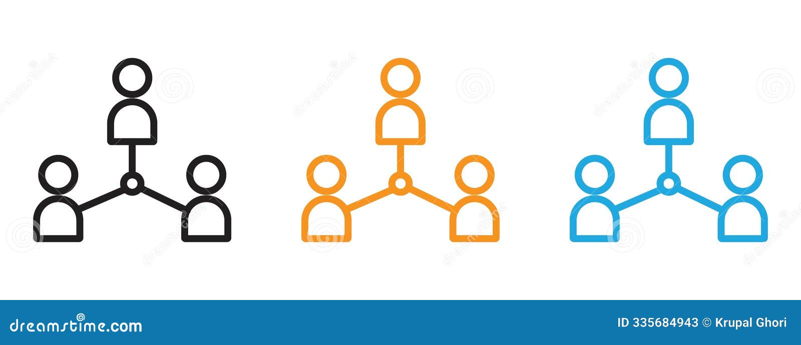 Stakeholders Icon Thin Line Illustration Set Stock Vector ...