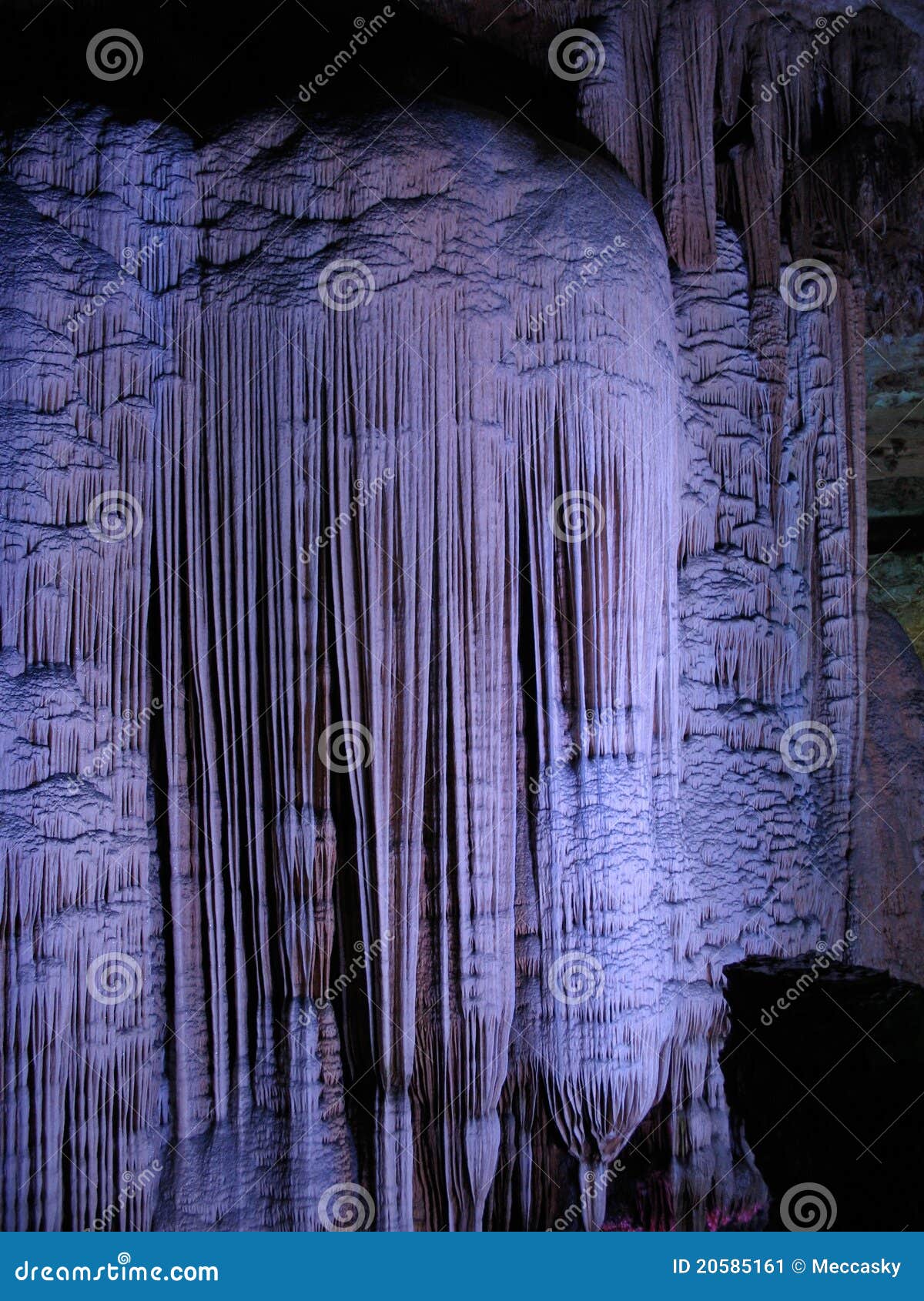 Stalactite stock image. Image of underground, geological - 20585161