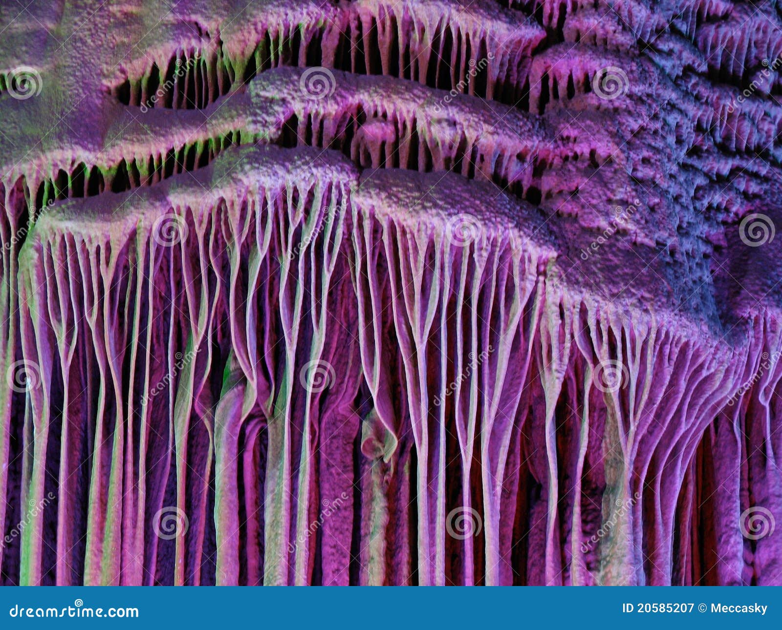 Stalactite stock image. Image of light, stalagmite, cavern - 20585207