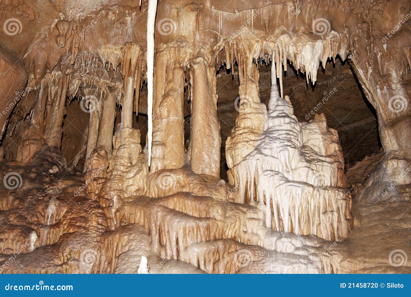 Stalactite stock photo. Image of landmark, minerals, subterranean ...