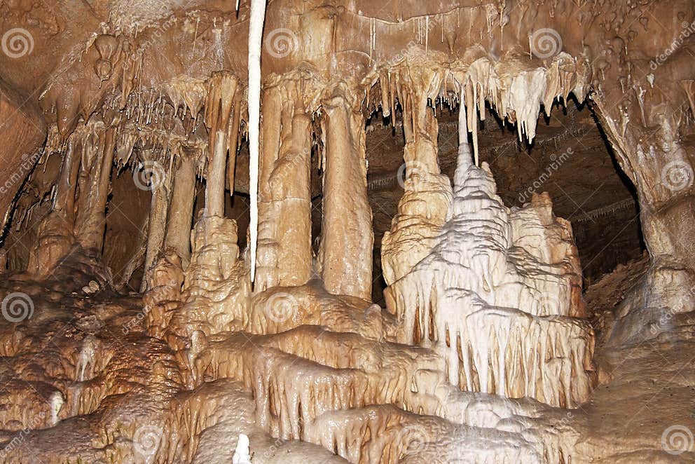 Stalactite stock photo. Image of landmark, minerals, subterranean ...