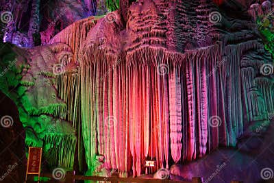 Stalactite stock photo. Image of colorful, yangshuo, geologic - 9031530