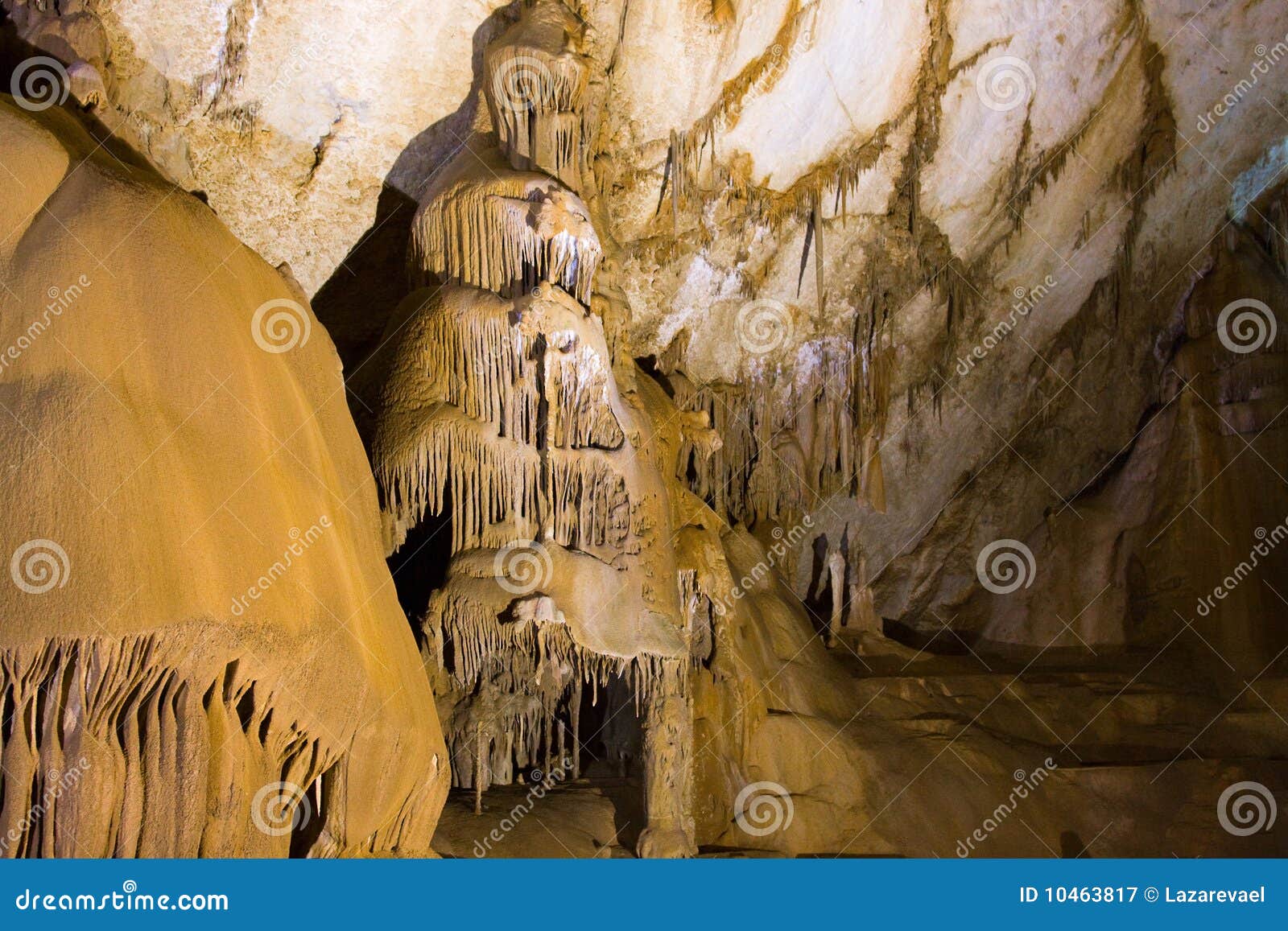Stalactite cave stock image. Image of deep, mystery, ground - 10463817