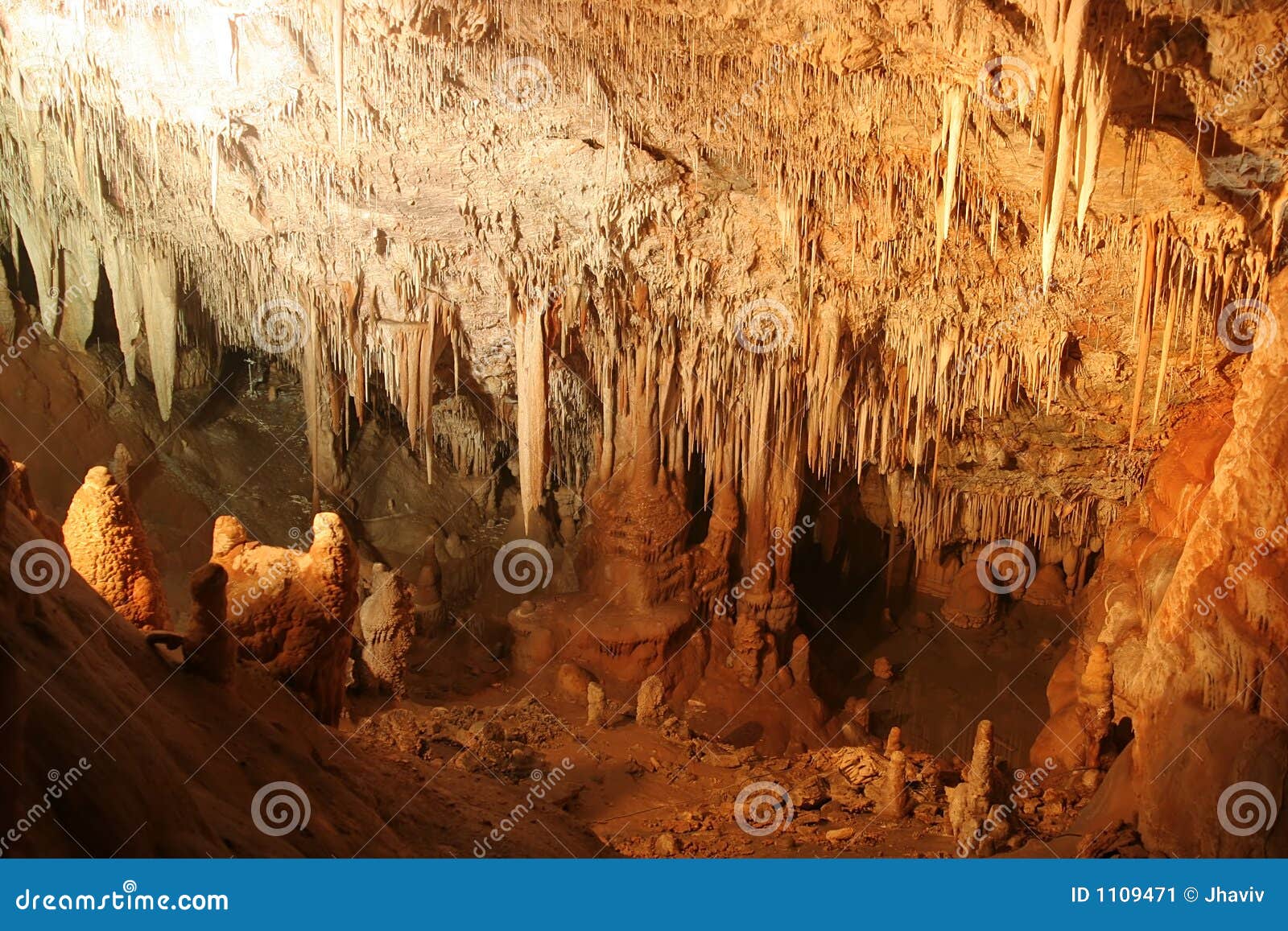 Stalactite Cave stock image. Image of inside, ground, cavern - 1109471