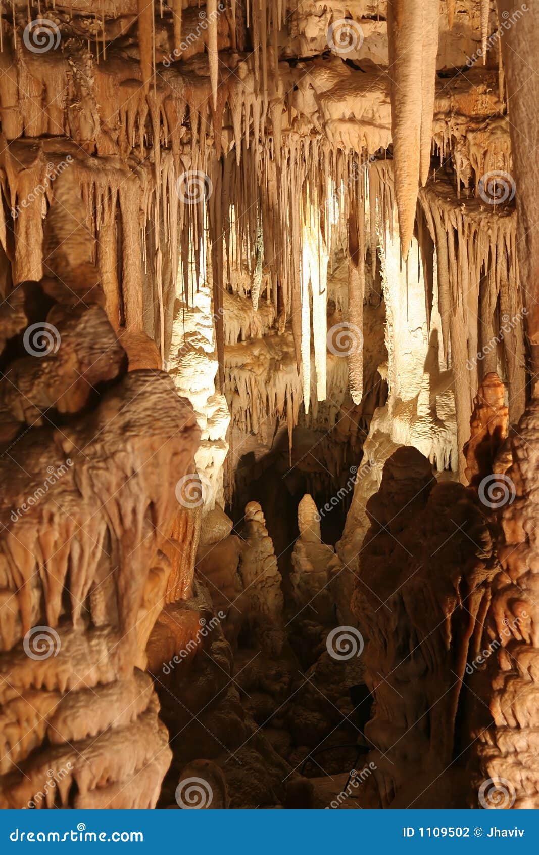 Stalactite Cave stock photo. Image of hidden, darkness - 1109502
