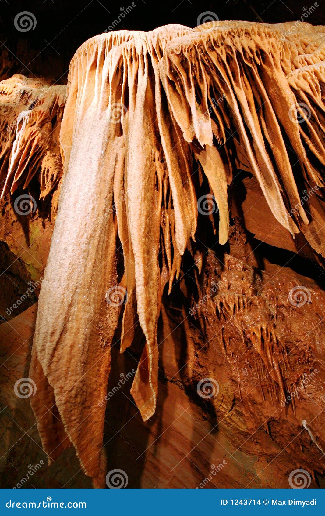 Stalactite Cave stock photo. Image of geologic, limestone - 1243714