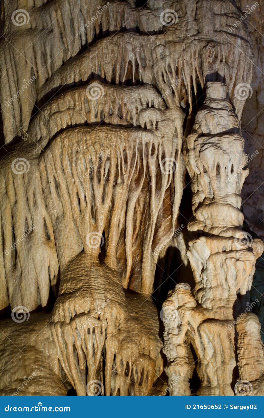 Stalactite cave stock photo. Image of spelunking, horizontal - 21650652
