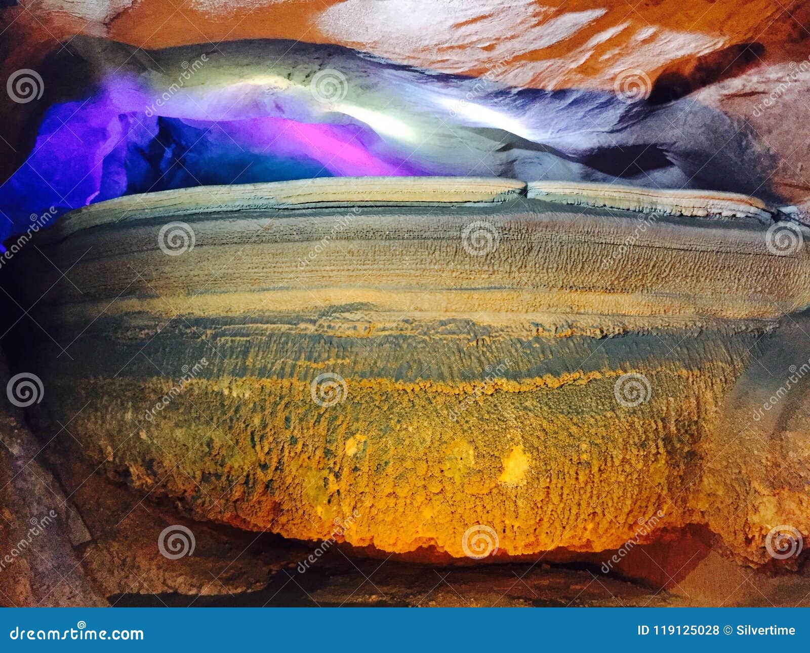 Stalactite Caves in Stalactite Grotto Stock Photo - Image of ...