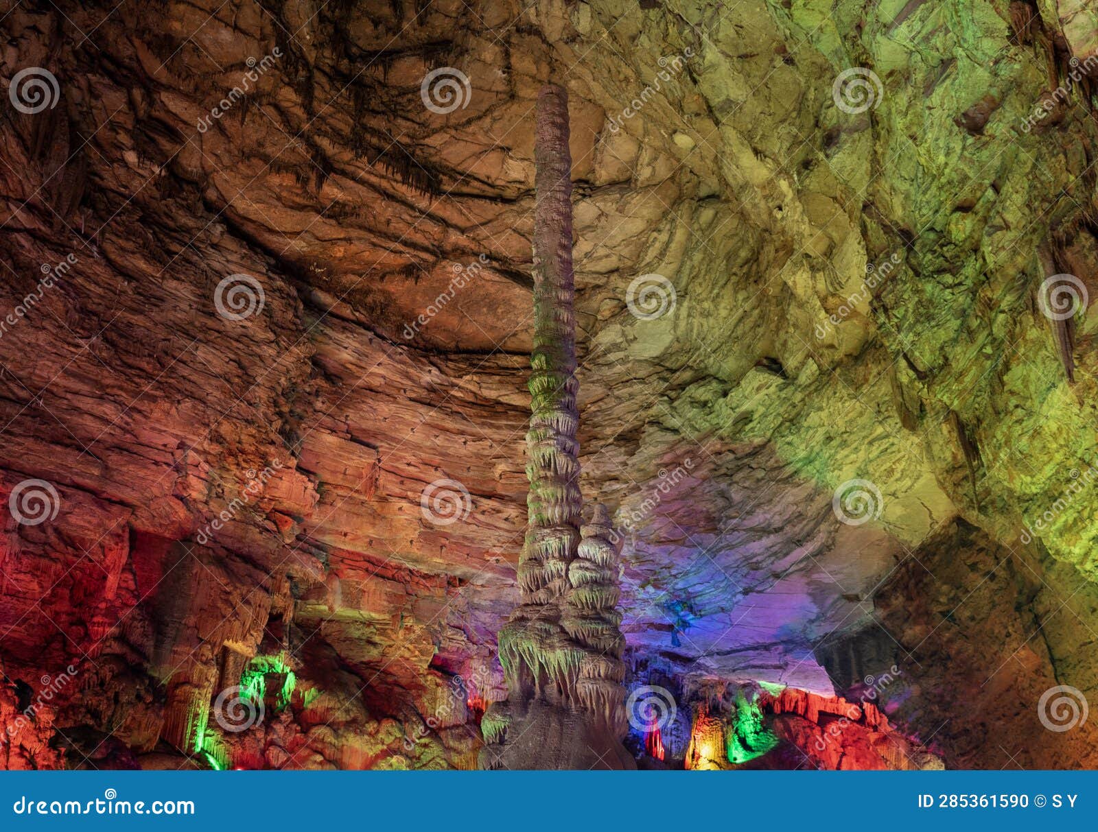 Stalactite caves stock photo. Image of terrain, mysterious - 285361590