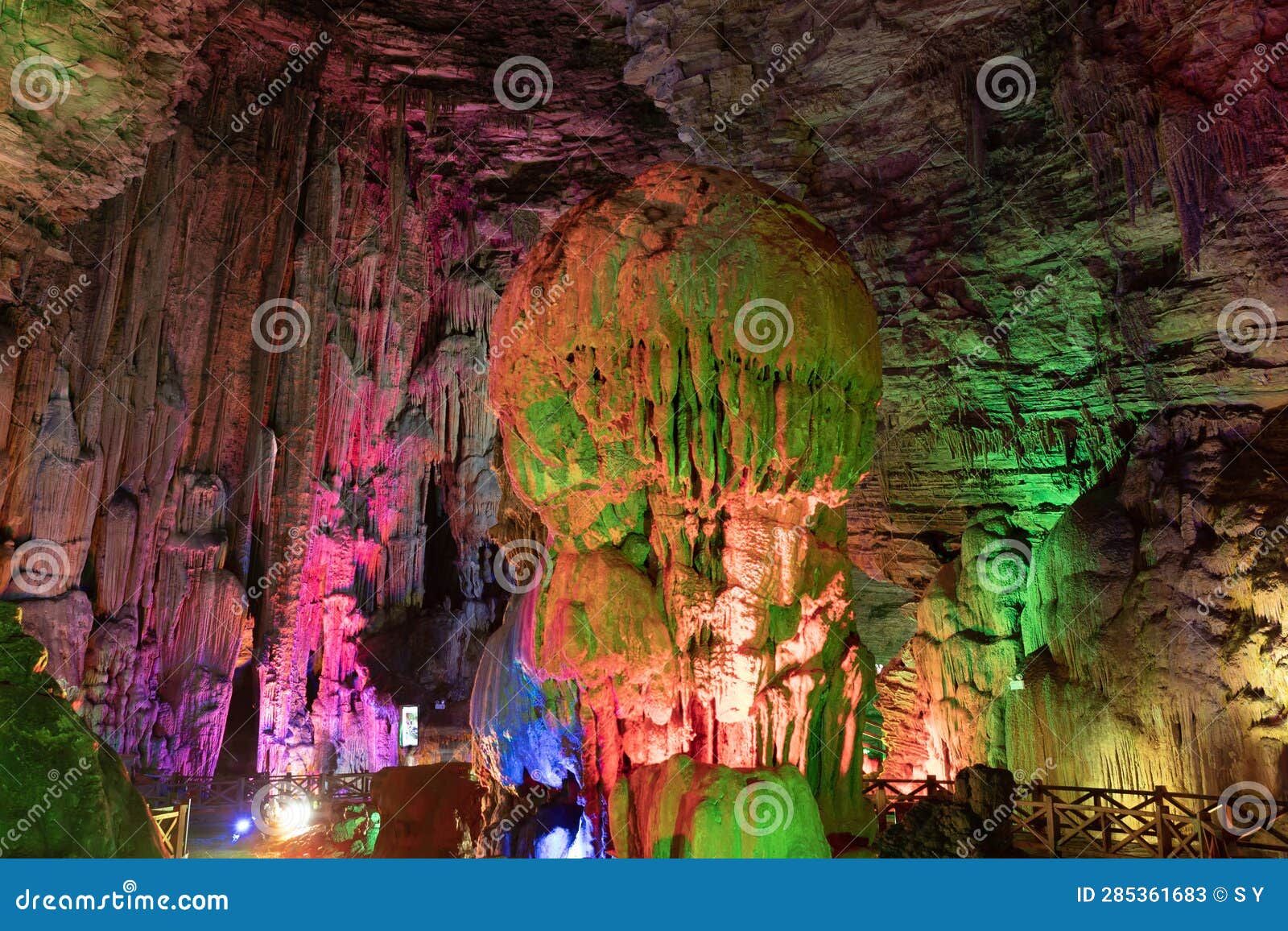 Stalactite caves stock image. Image of mysterious, wadi - 285361683