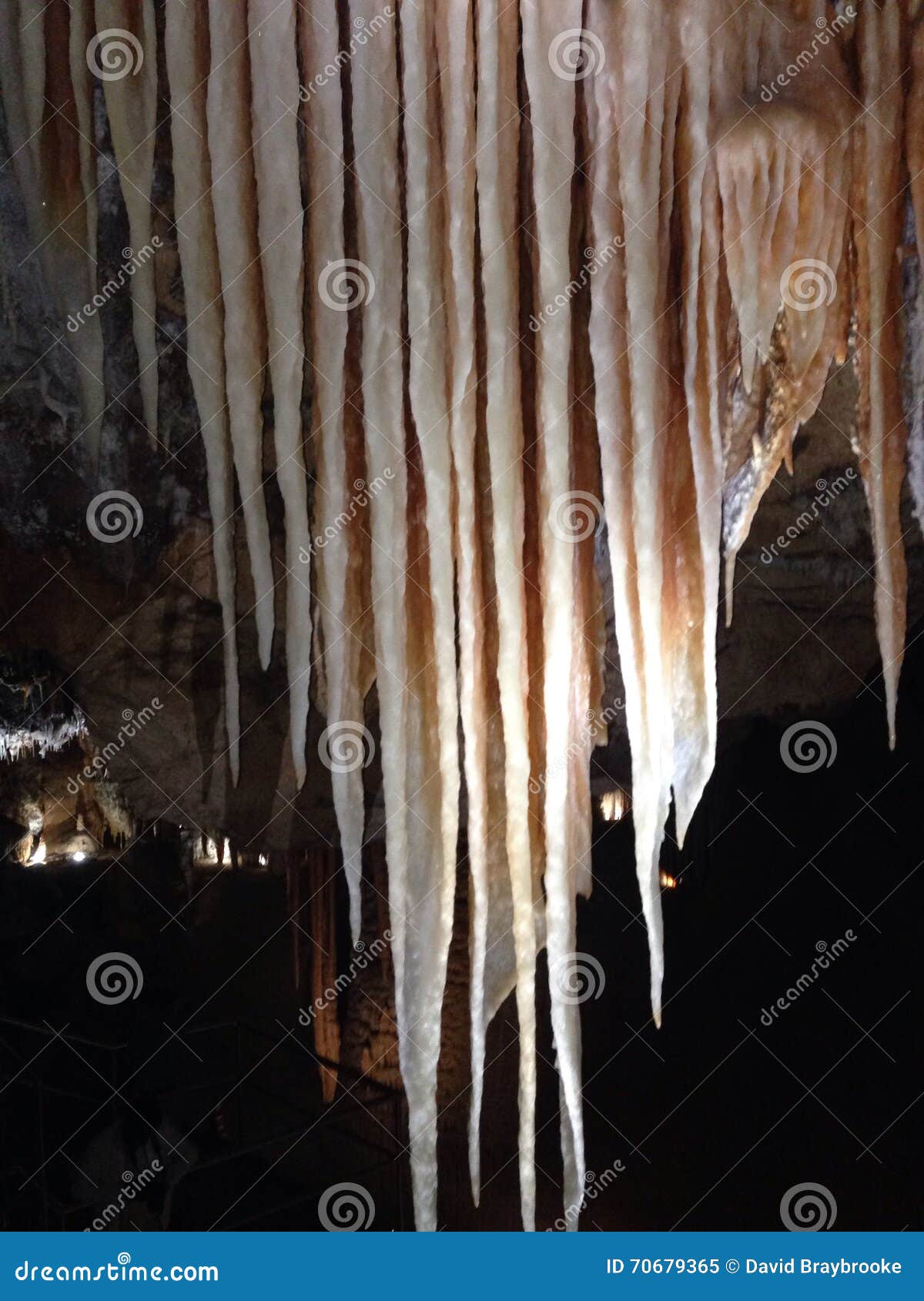 Stalactite Jenolan Caves Underground Minerals Stock Image - Image of ...