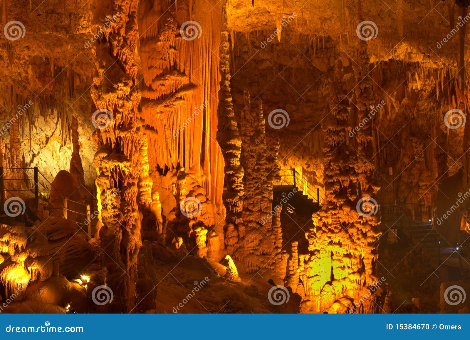 Stalactite And Stalagmite Cave Picture. Image: 15384670