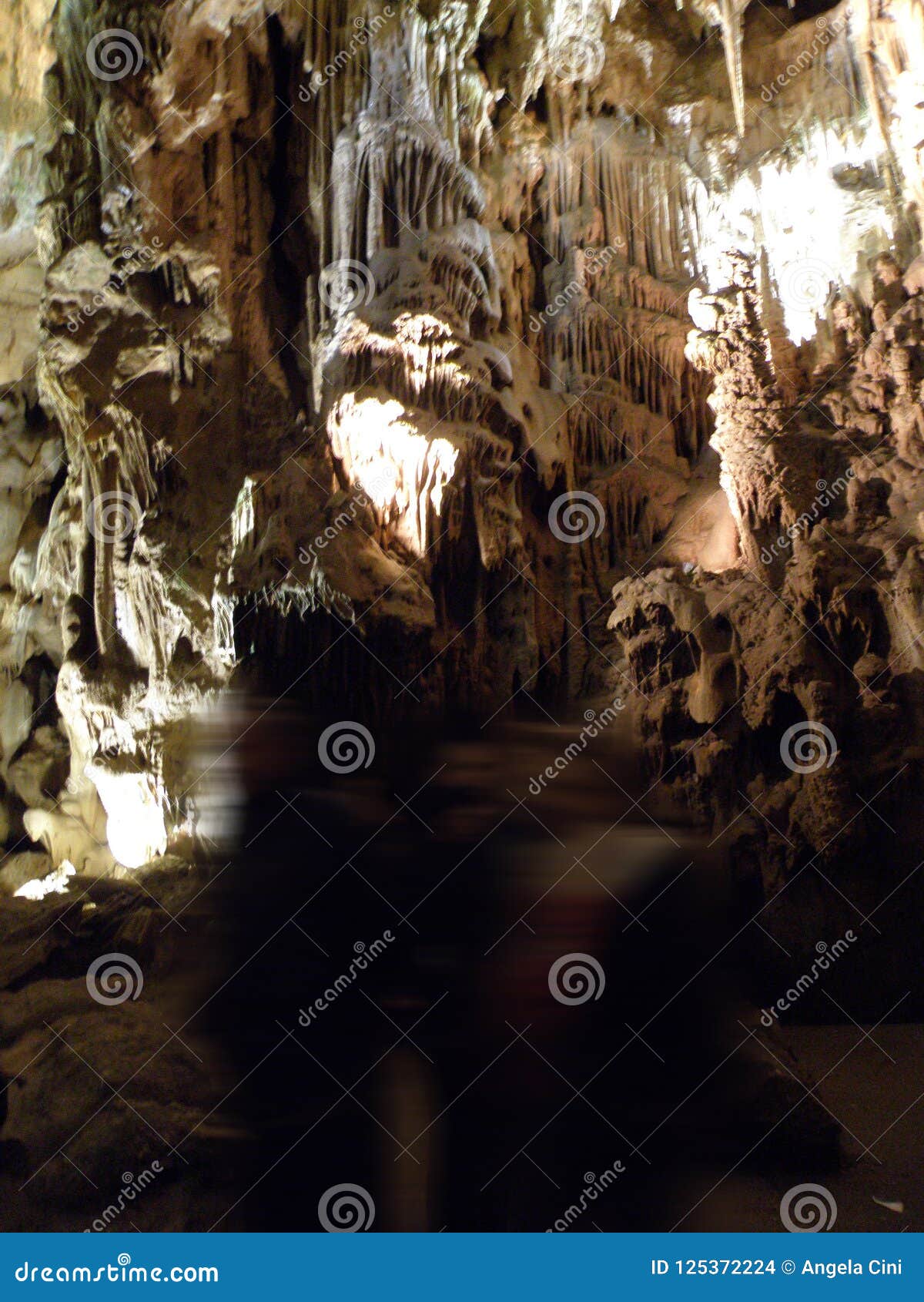 Stalactite and Stalagmite Cave Stock Photo - Image of dripstone ...