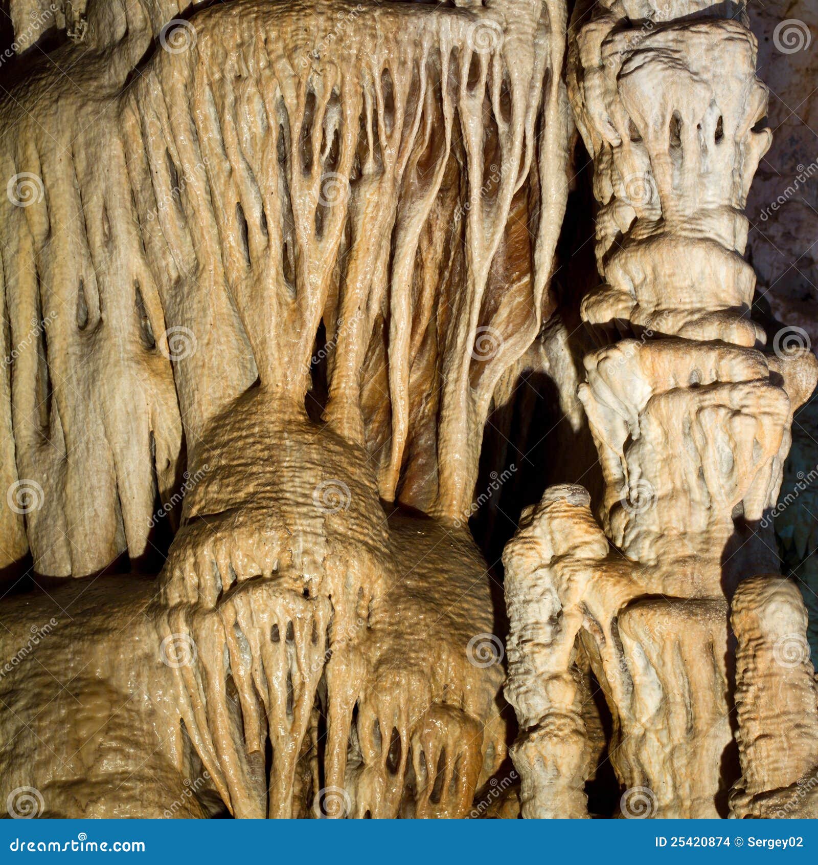 Stalactite Stalagmite Cavern Stock Photo - Image of crystal, national ...