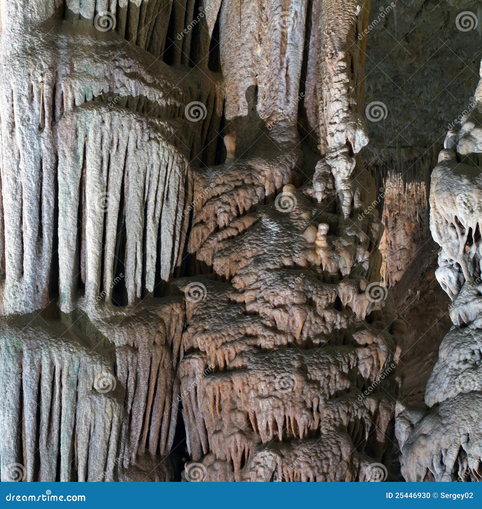 Stalactite Stalagmite Cavern Stock Photo - Image of landscape, growth ...