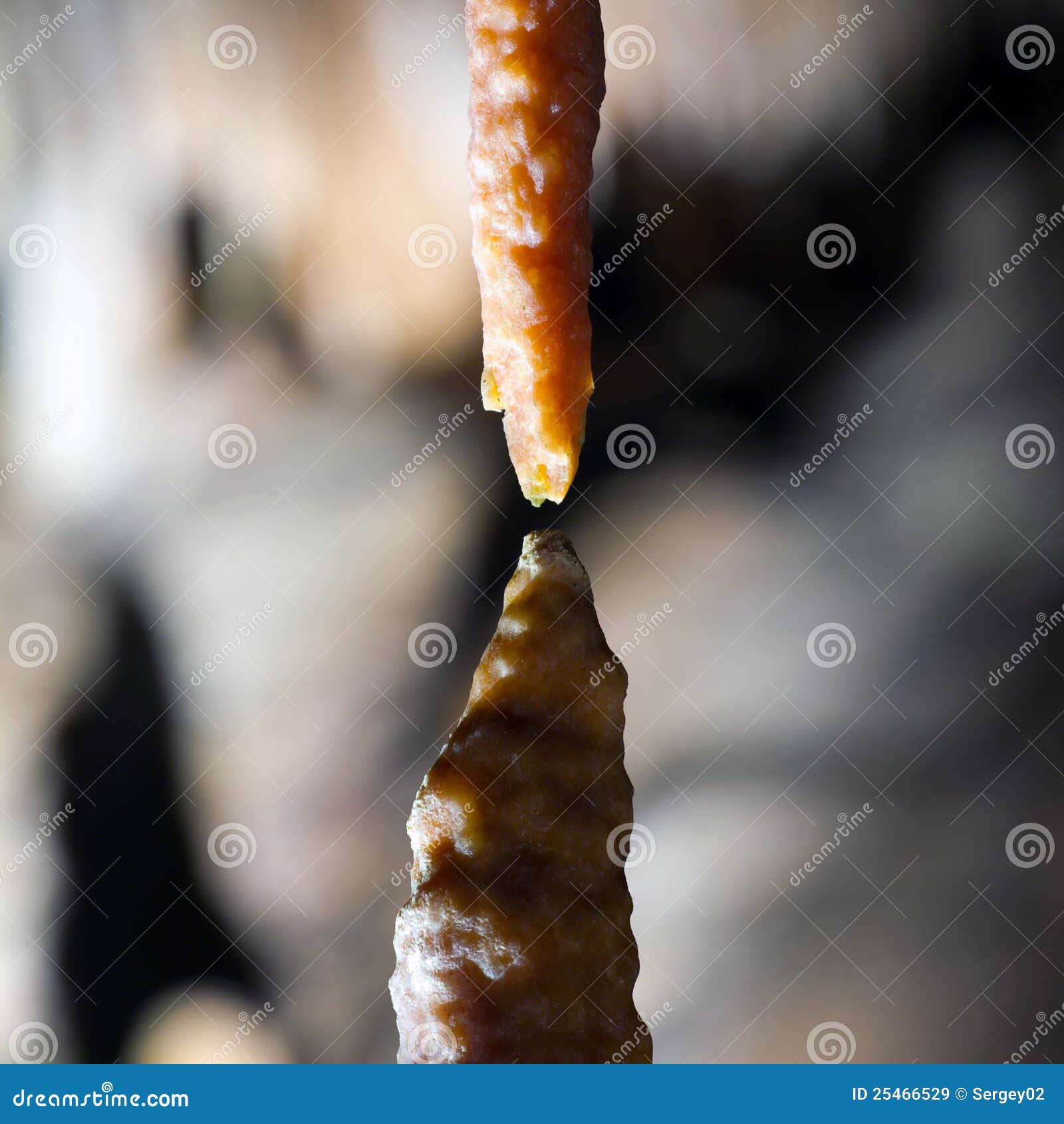 Stalactite And Stalagmite Rock Structures In Borra Caves Araku India ...