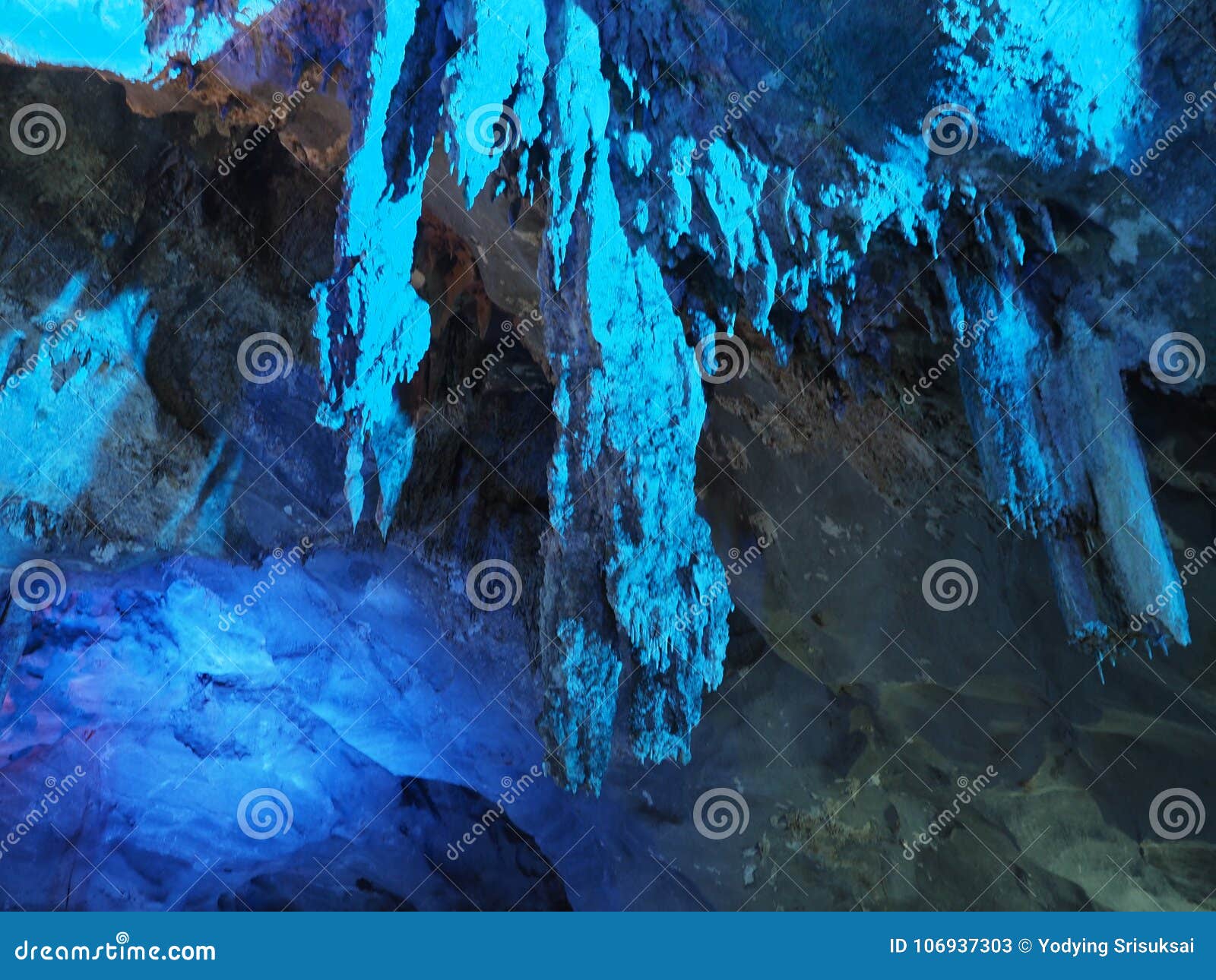 Stalactite Stone Rock Mountain Old Stock Image - Image of natural, cave ...