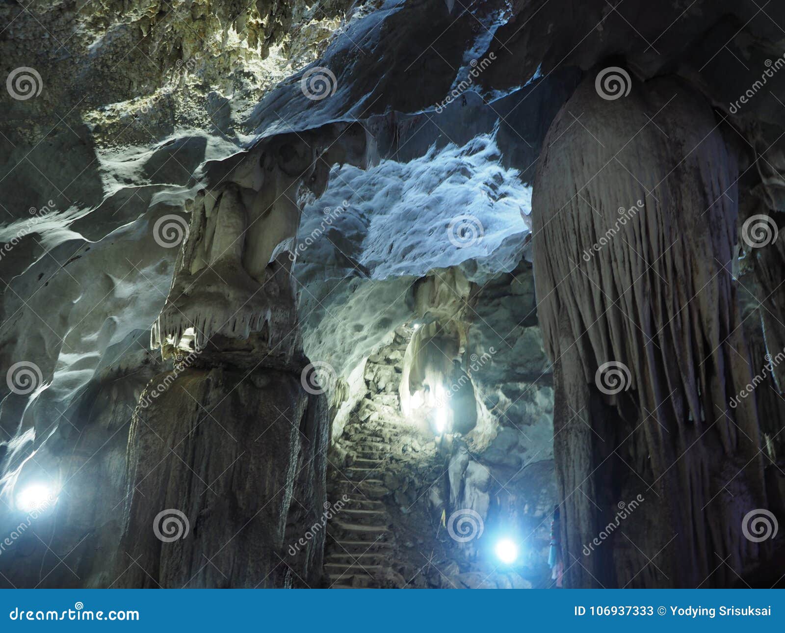 Stalactite Stone Rock Mountain Old Stock Image - Image of colorful ...