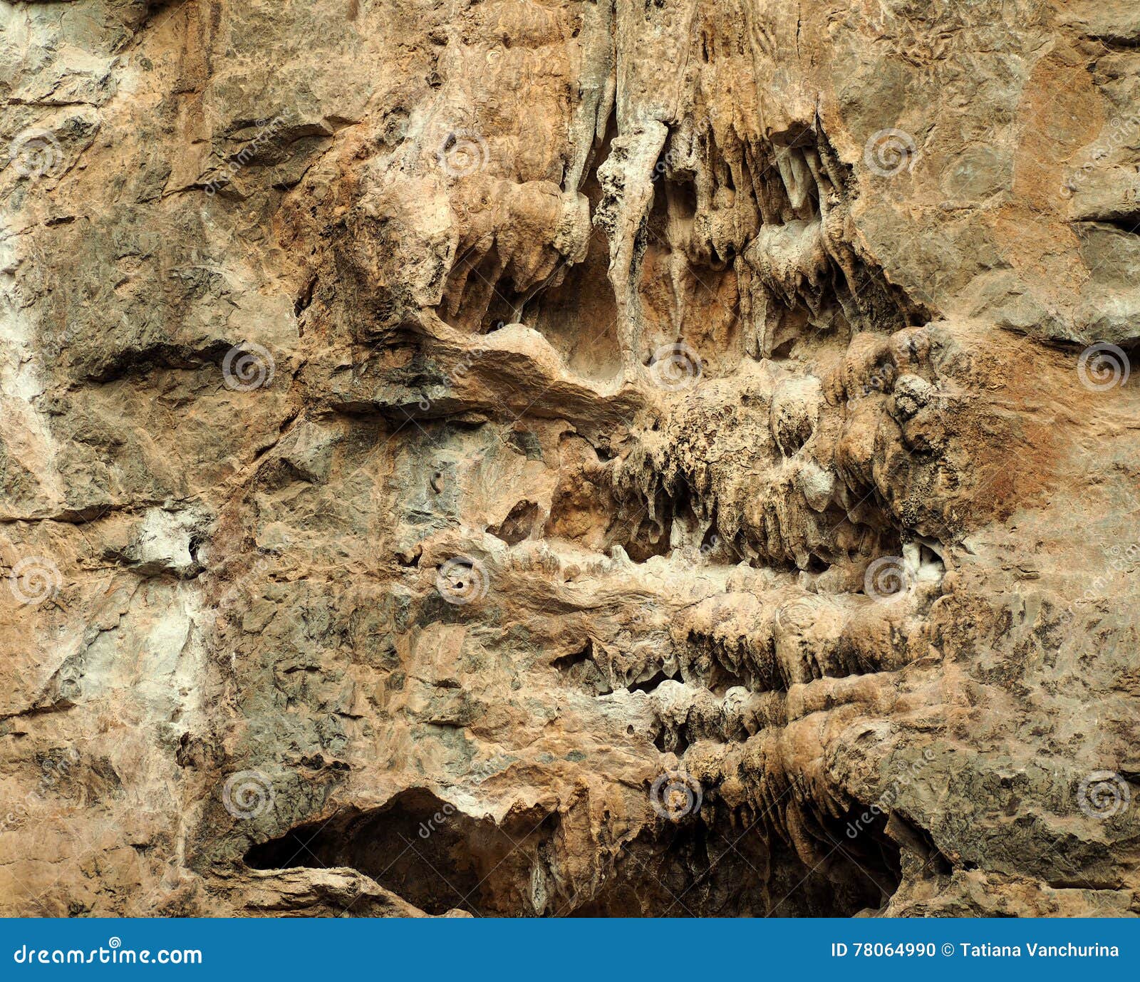 Stalactites. Natural rock stock photo. Image of background - 78064990