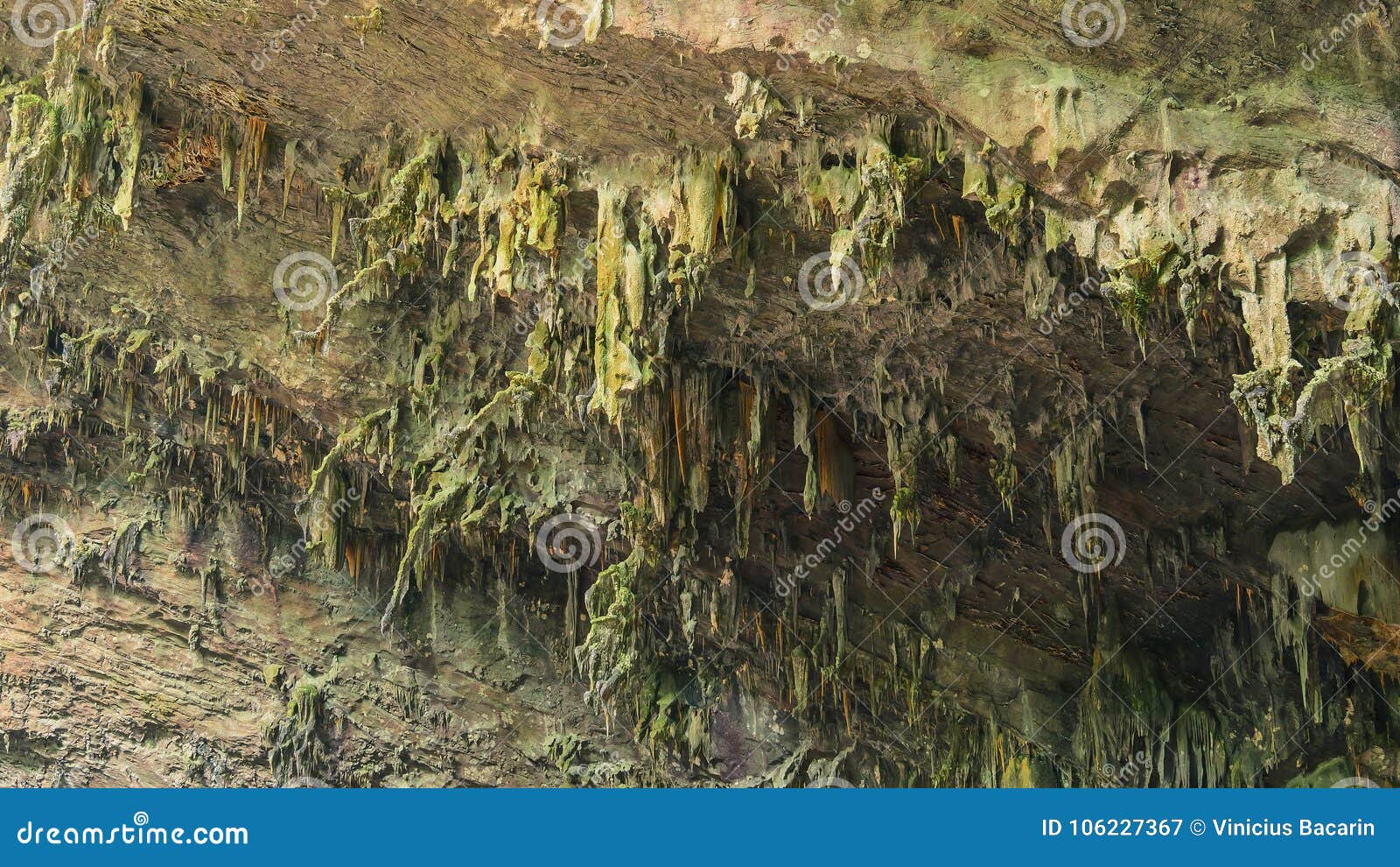 Stalactites and Rock Formations on the Ceiling of the Grotto Stock ...