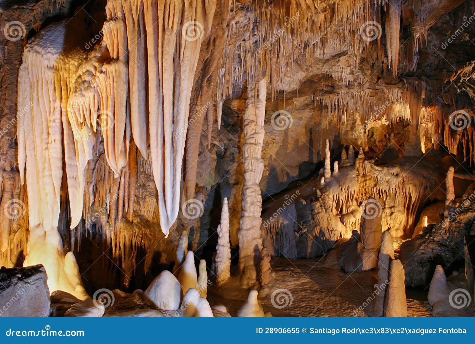 Stalactites and Stalagmites Stock Image - Image of stalactites, erosion ...