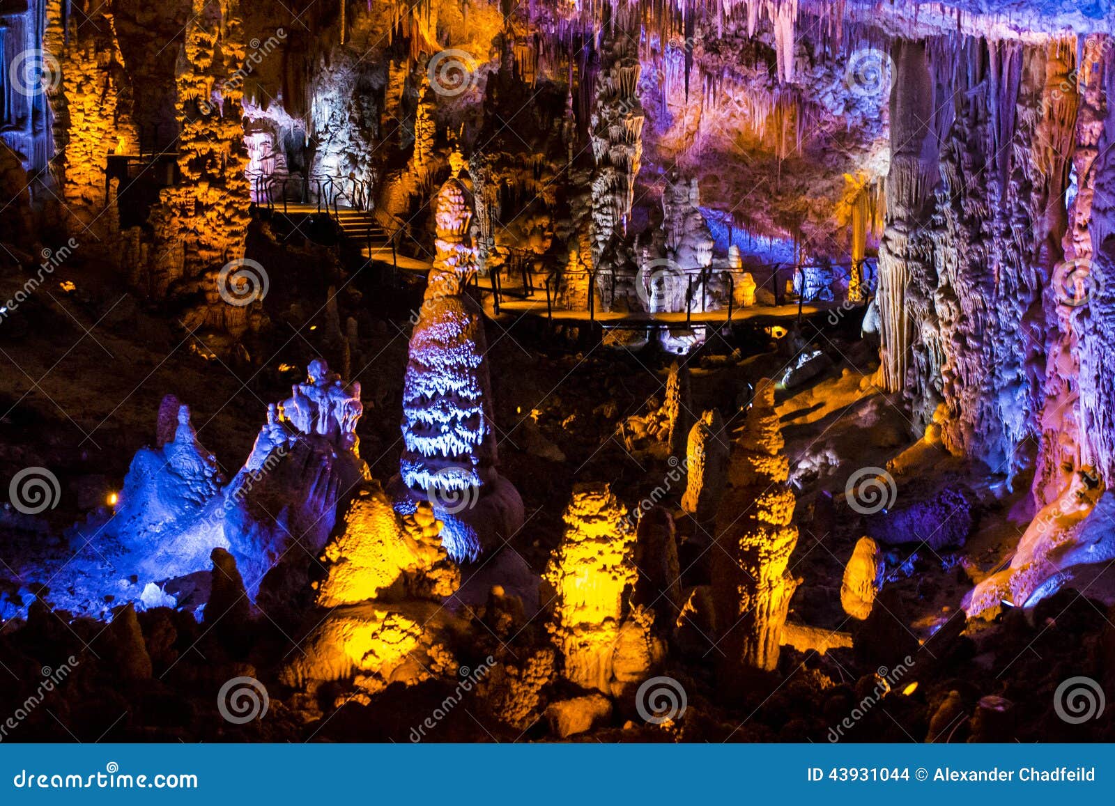 Stalactites And Stalagmites Formations Of Callao Cave, Philippines ...