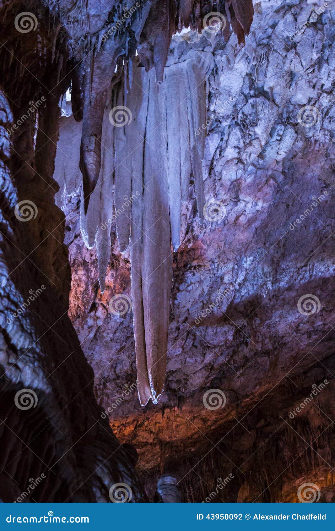 Stalactites And Stalagmites Formations Of Callao Cave, Philippines ...