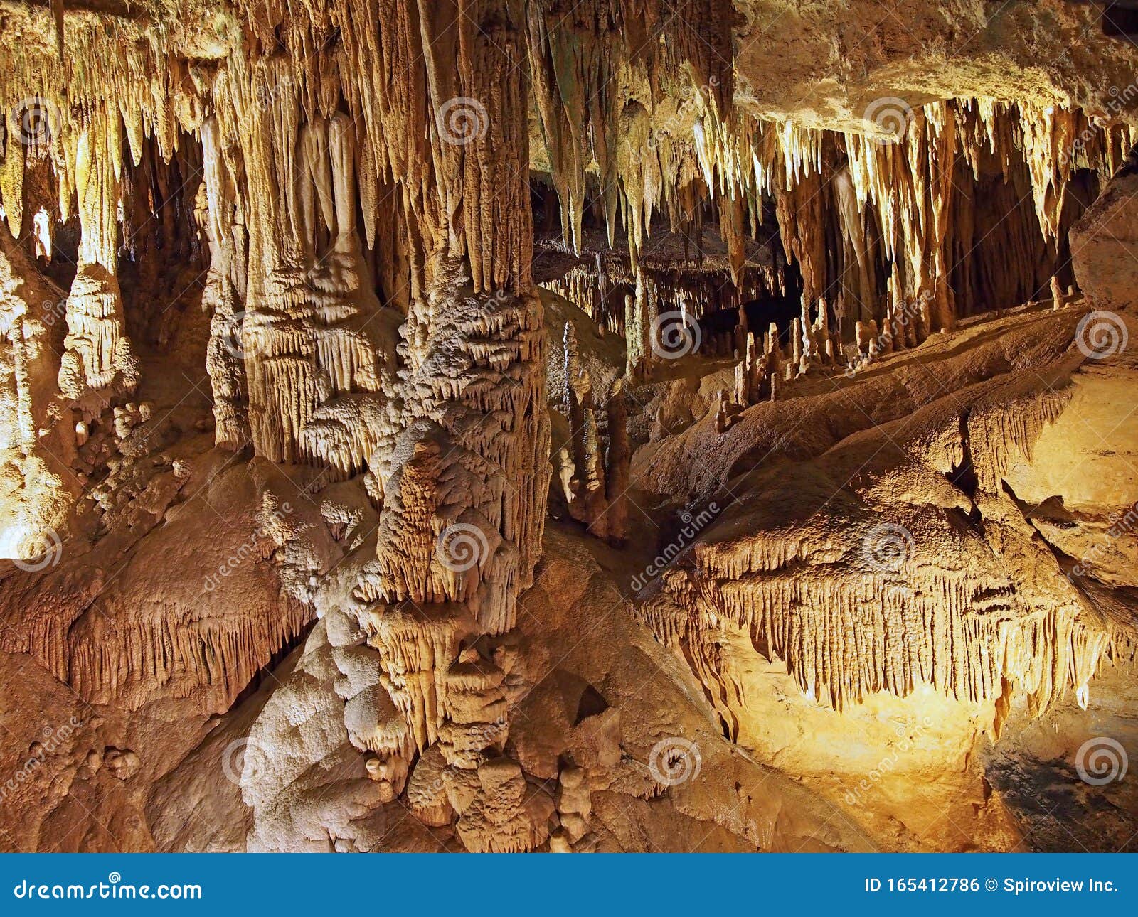 Stalactites and Stalagmites Stock Photo - Image of stalagmites, rock ...