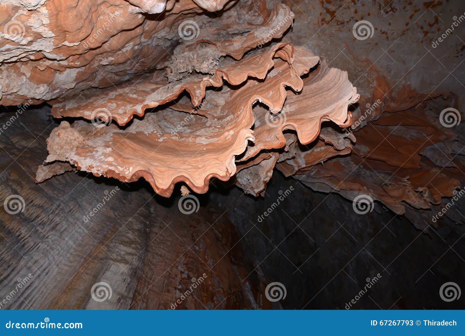 Stalactites, Stalagmites and Underground Rock Stock Image - Image of ...
