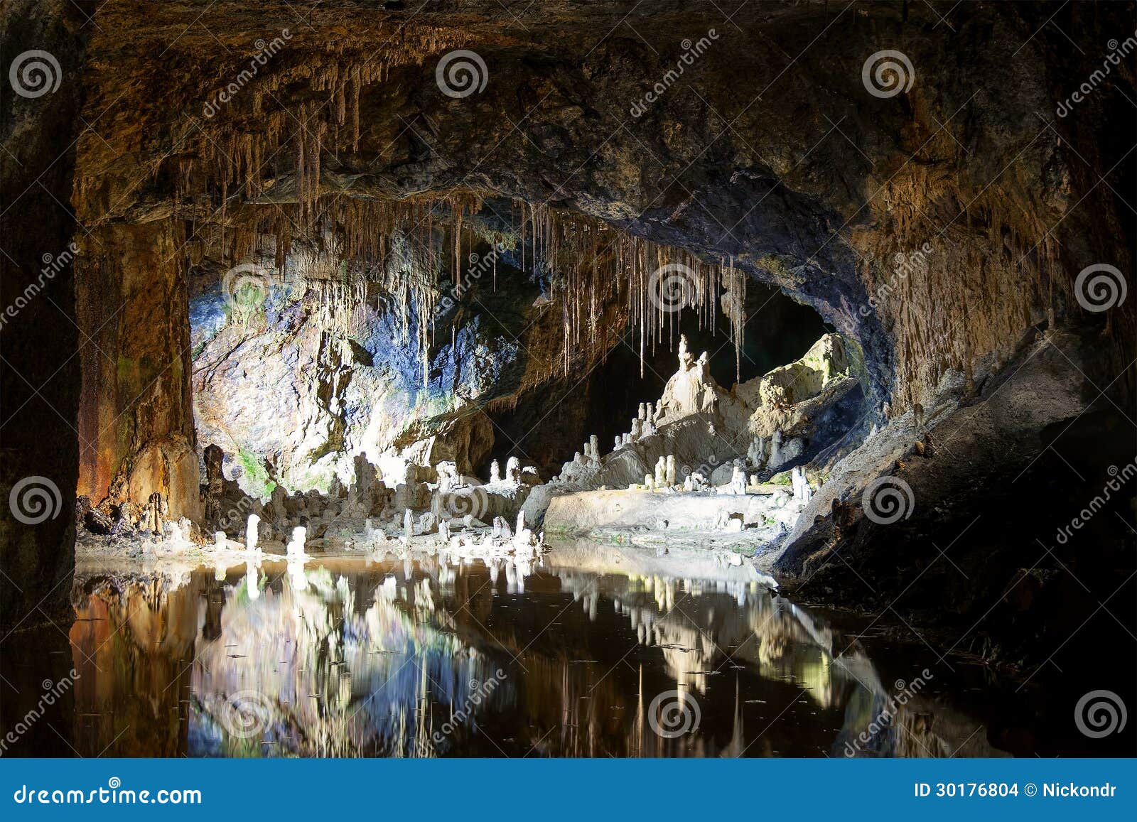 Underground Cave, Saalfeld Fairy Grottoes, Germany Stock Photo - Image ...