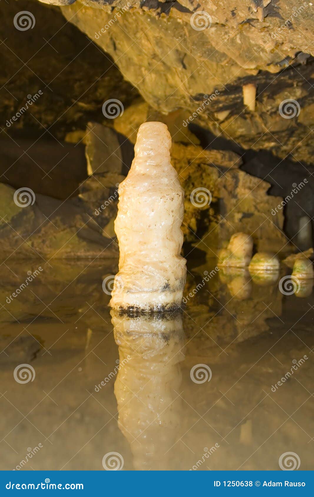 Stalagmite Stones Hanging On The Ceiling Of A Drip Cave, Beautiful ...