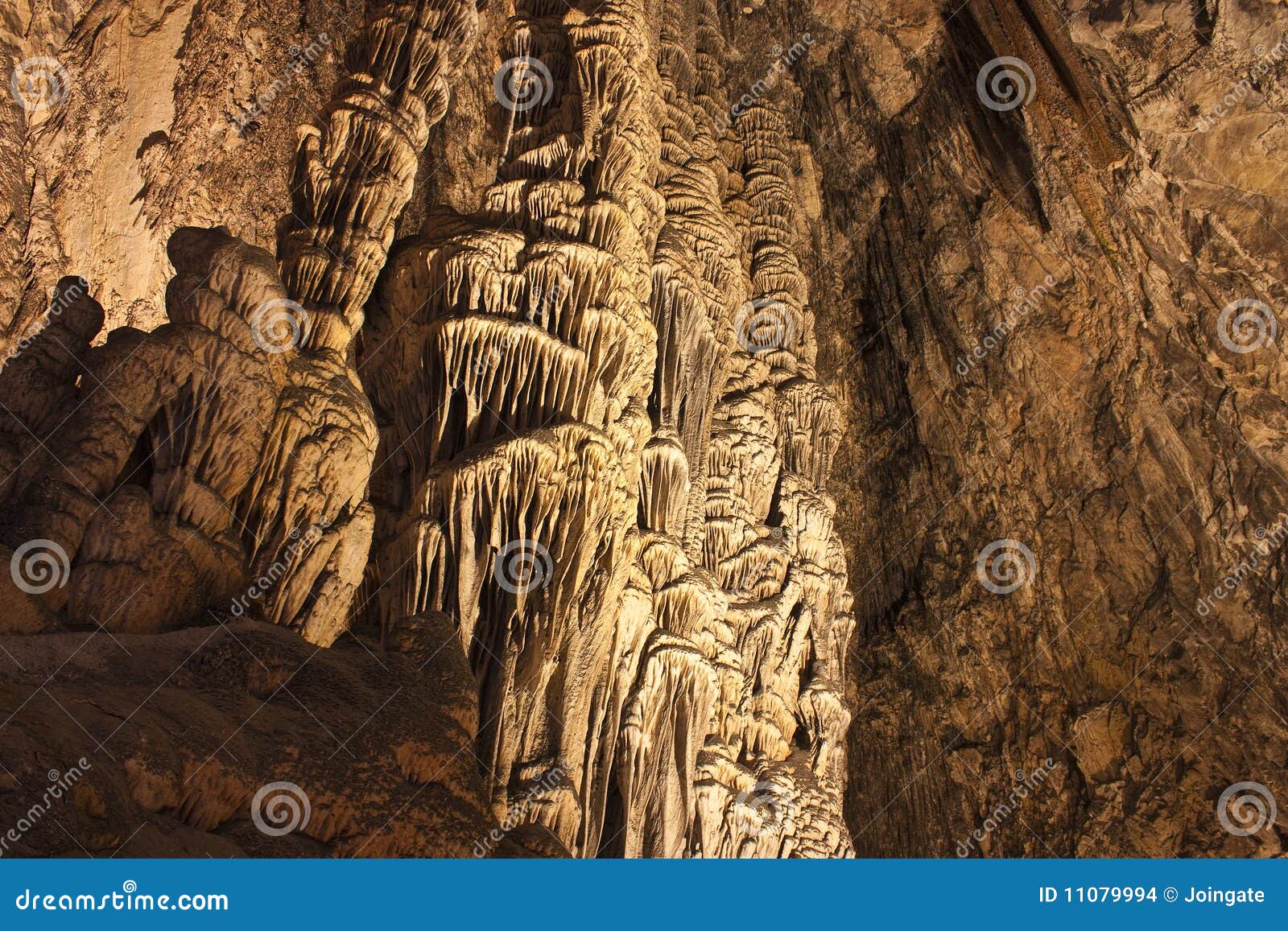 Stalagtites and Stalagmites Stock Photo - Image of stalagtites, natural ...