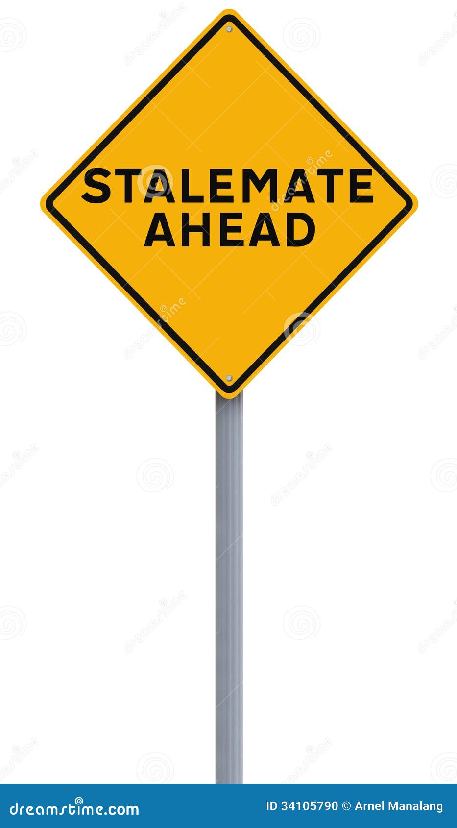 Stalemate Ahead stock illustration. Illustration of white - 34105790