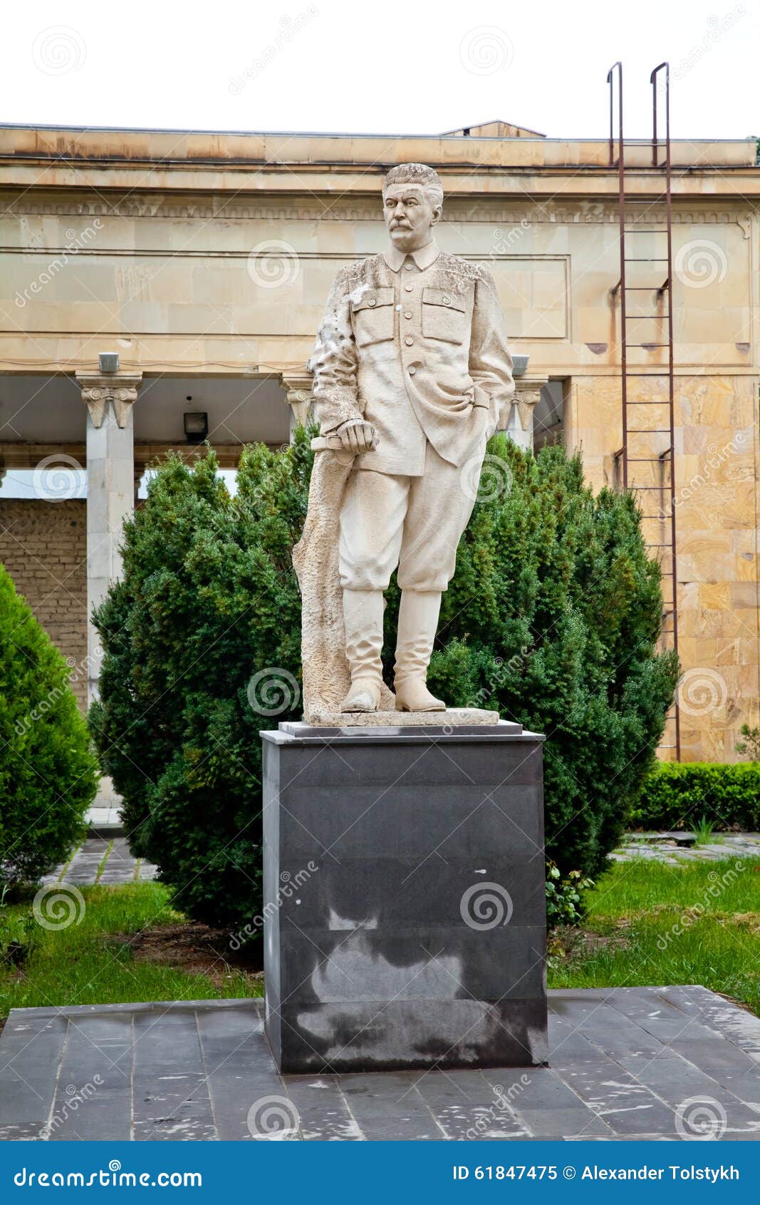 Stalin monument in Gori stock image. Image of culture - 61847475