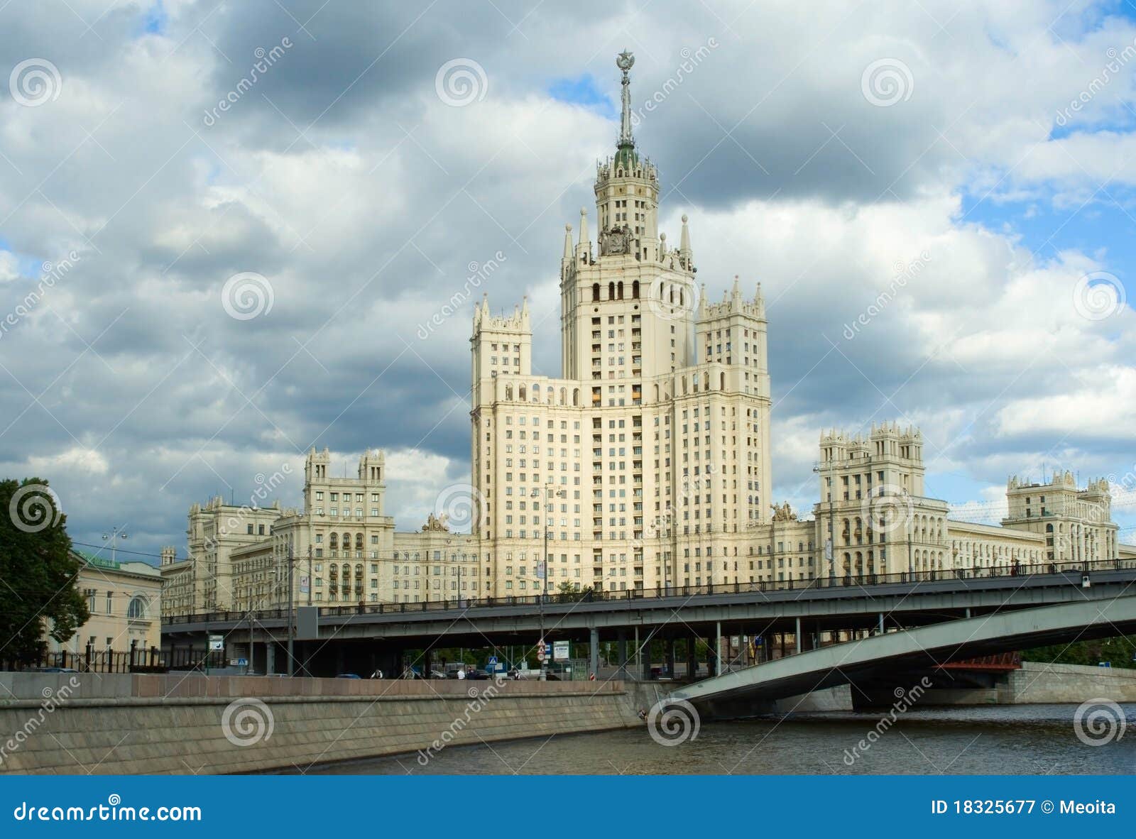 Stalinist High-rise Building Stock Image - Image of residential ...