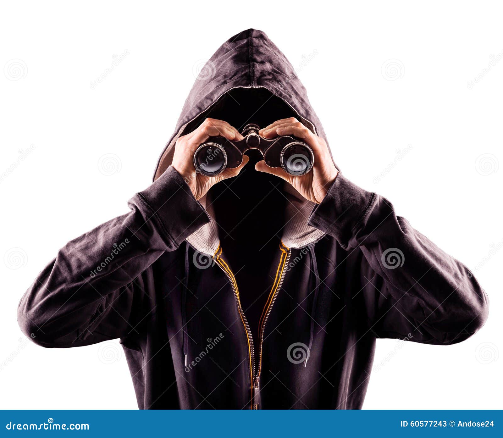 Stalker stock image. Image of insecure, hood, hoodie - 60577243
