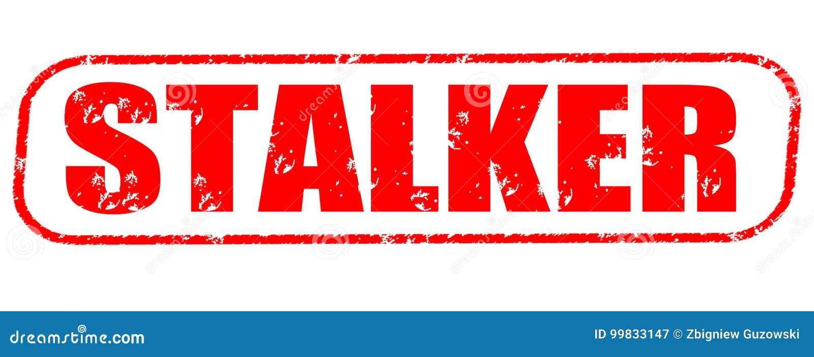 Stalker stamp stock illustration. Illustration of symbol - 99833147