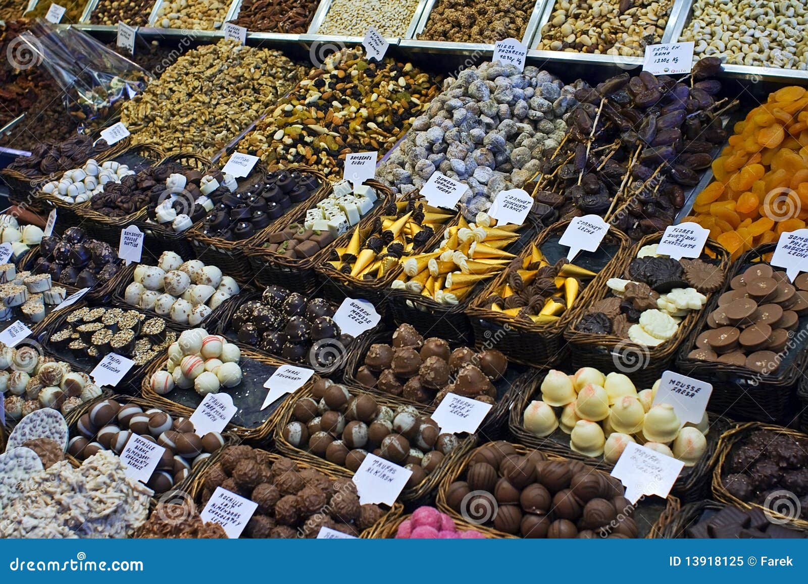 Stall with sweets stock image. Image of gourmet, colors - 13918125