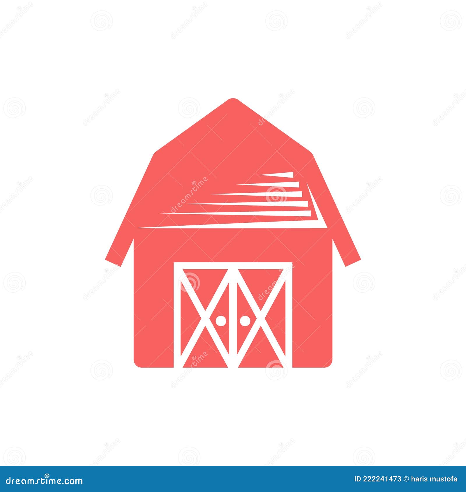 Stall Symbol Design Template Vektor Isoliert Vektor Abbildung ...