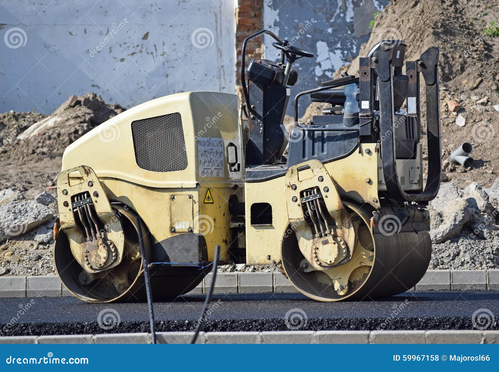Stam roller stock photo. Image of front, large, equipment - 59967158